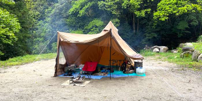 20名迄｜4張】つながれる、優しい場所 ICHINOSE BASE(市ノ瀬ベース) 〜1段目スペース（大サイズ）〜 】-キャンプ予約は【ExCAMP】